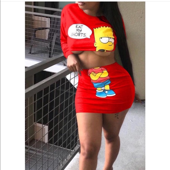 Other | Simpsons Animated Two Piece Set | Poshmark